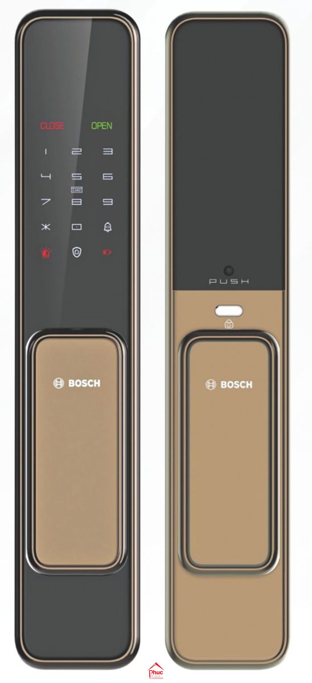 Khóa vân tay tự động Bosch EL 600 EU AMBER GOLD (Màu vàng đồng)